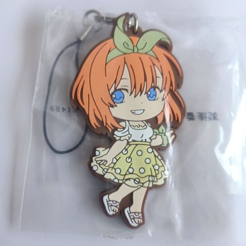 The Quintessential Quintuplets -Itsuki, Nino, Yotsuba Rubber Keychain ...