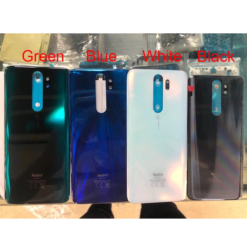 Original For Xiaomi Redmi Note 8 Pro Battery Cover Rear Glass Battery ...
