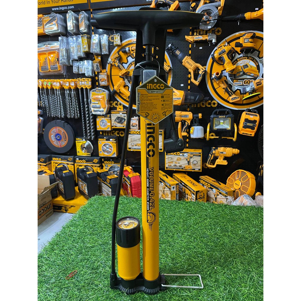 Ingco Hand Pump MPP 3811 140PSI* MERVILLE | Shopee Philippines