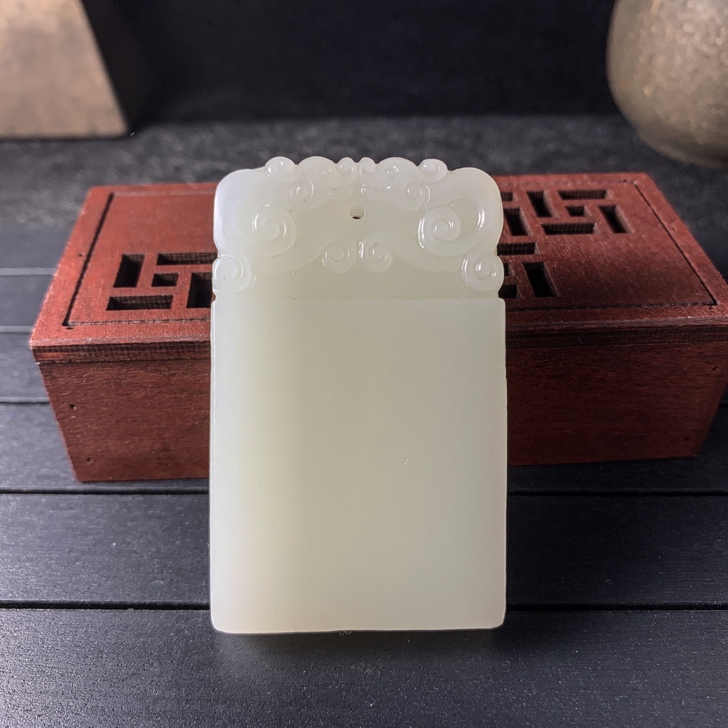 Natural Afghanistan Jade Peace Brand Pendant (Free Lanyard) | Shopee ...