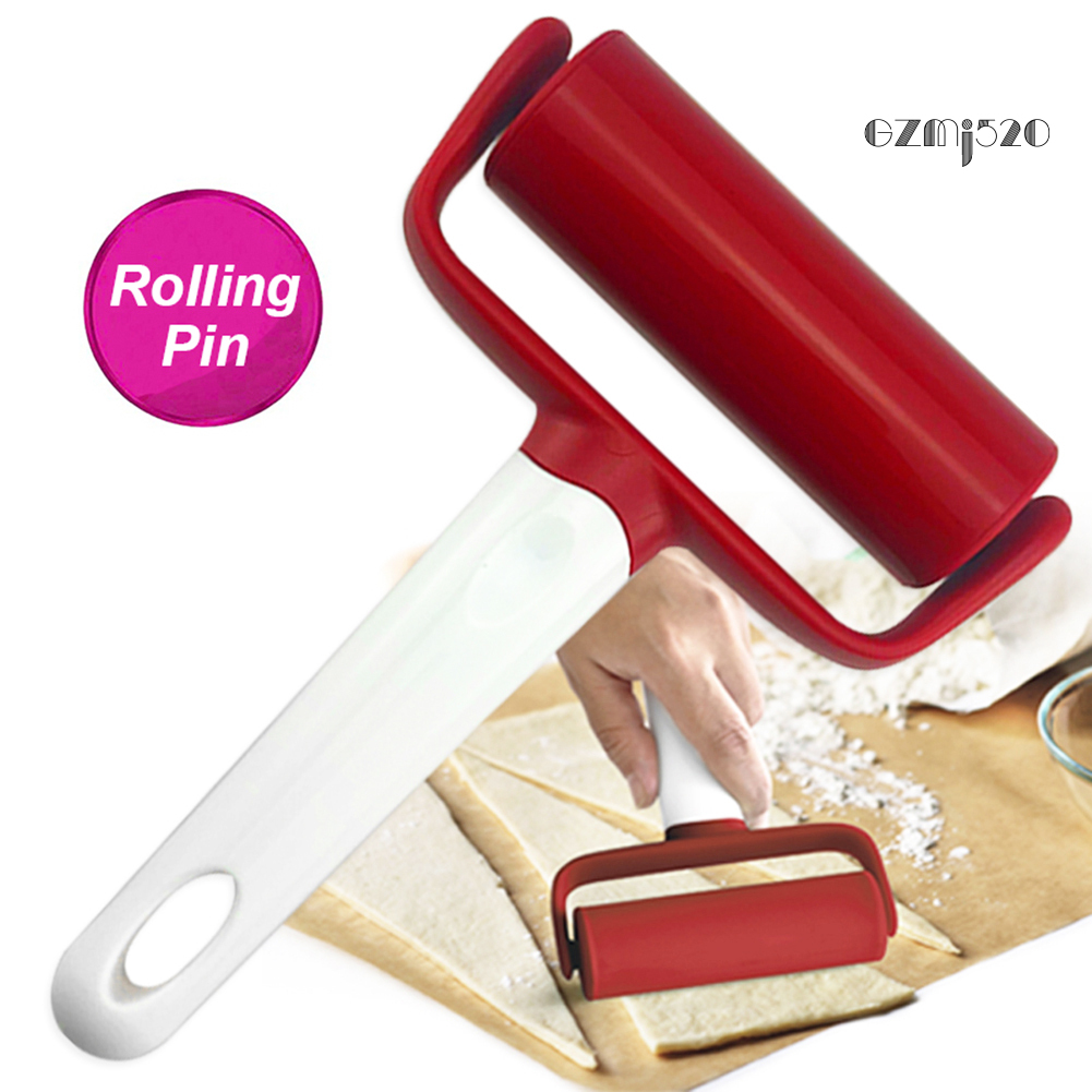 Gz Plastic Rolling Pin Pastry Cookie Dough Pizza Baking Roller Kitchen ...