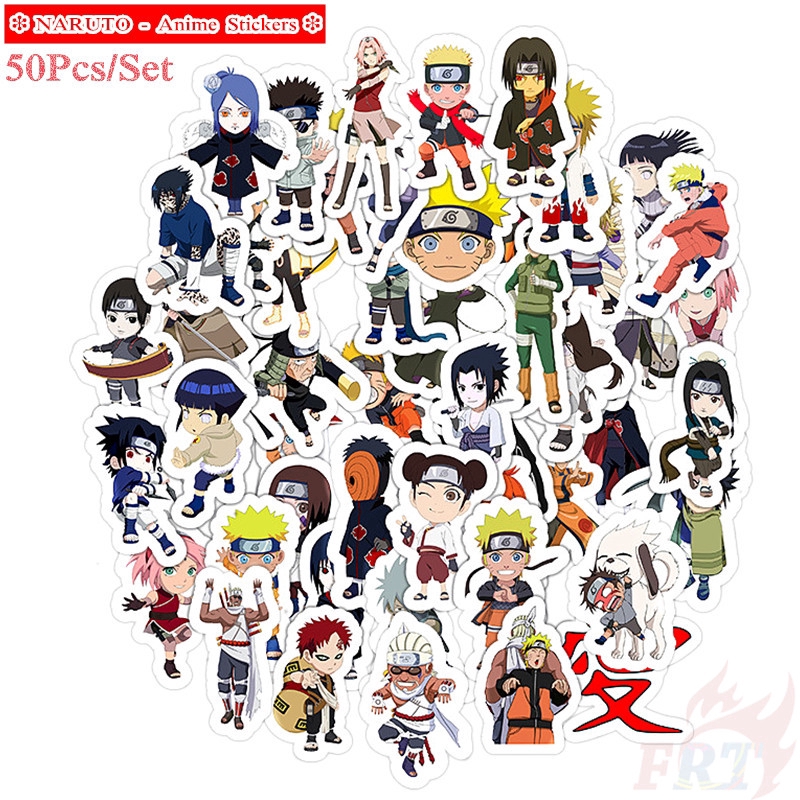 Naruto - Series 07 Mini Anime Stickers 50Pcs/Set Uzumaki Naruto Uchiha ...