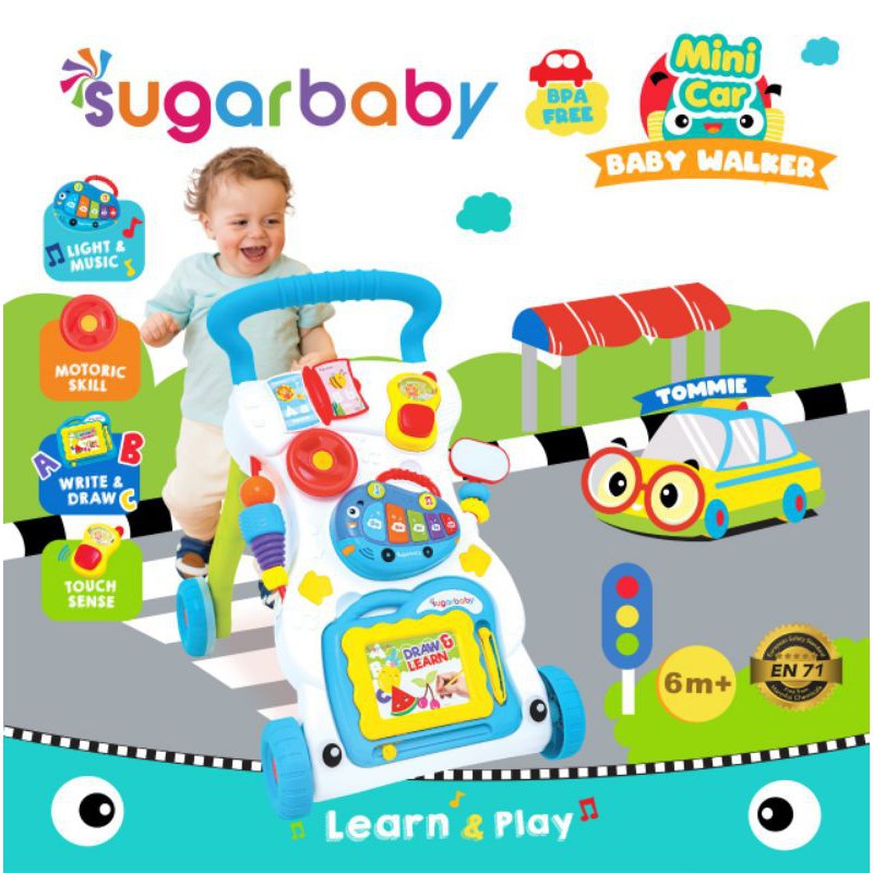 Sugar BABY PUSH WALKER - BABY Walking Aid - BABY Toys | Shopee Philippines