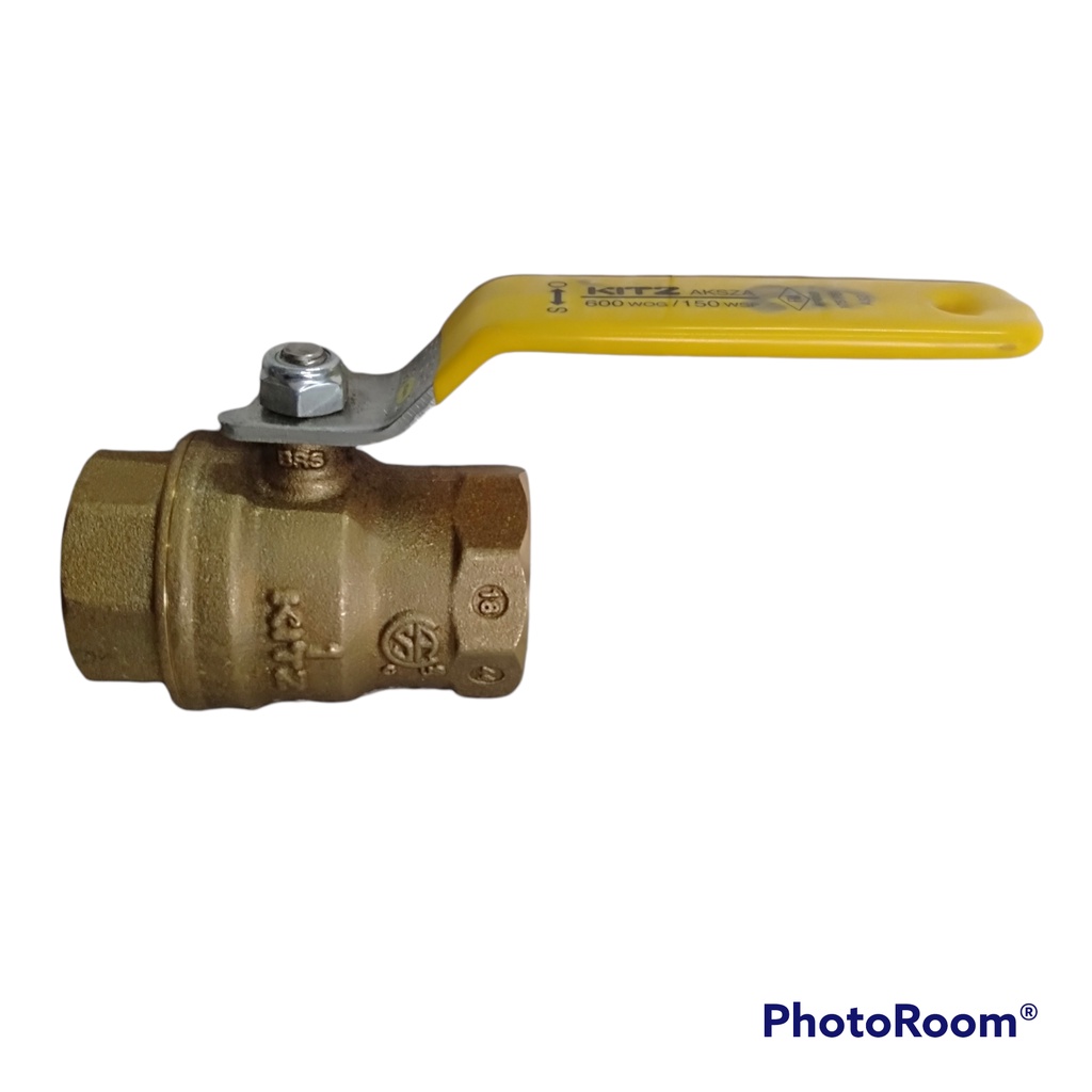 MECO & KITZ Brass Ball Valve with handle ( Size 1/2inch, 3/4inch, 1inch ...