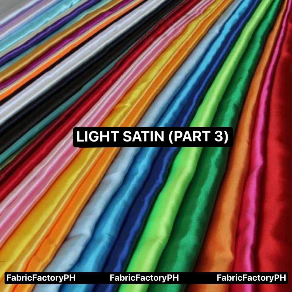 Classic/Light Satin 60” Fabric (Part 3 of 3)- for gowns, costumes ...