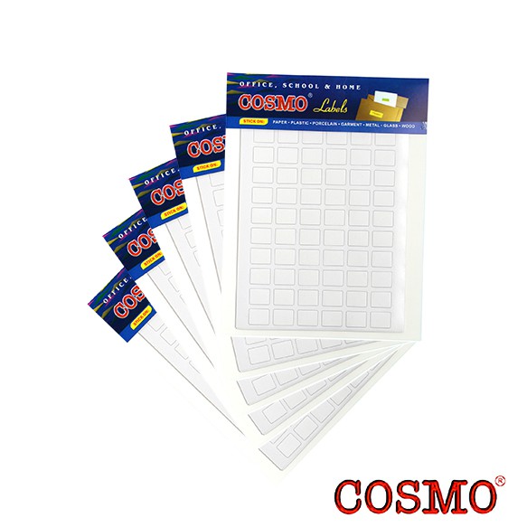 Cosmo Labels Rectangle (5packs) | Shopee Philippines