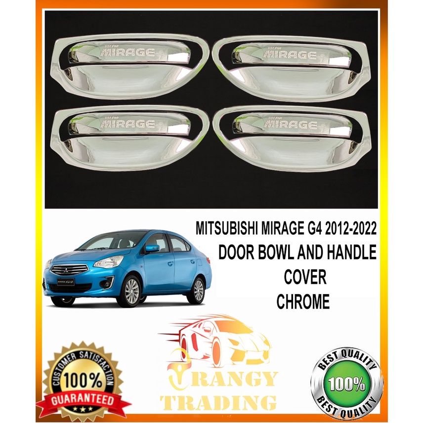 Mitsubishi Mirage G4 2012 to 2023 Door bowl and handle cover chrome ...