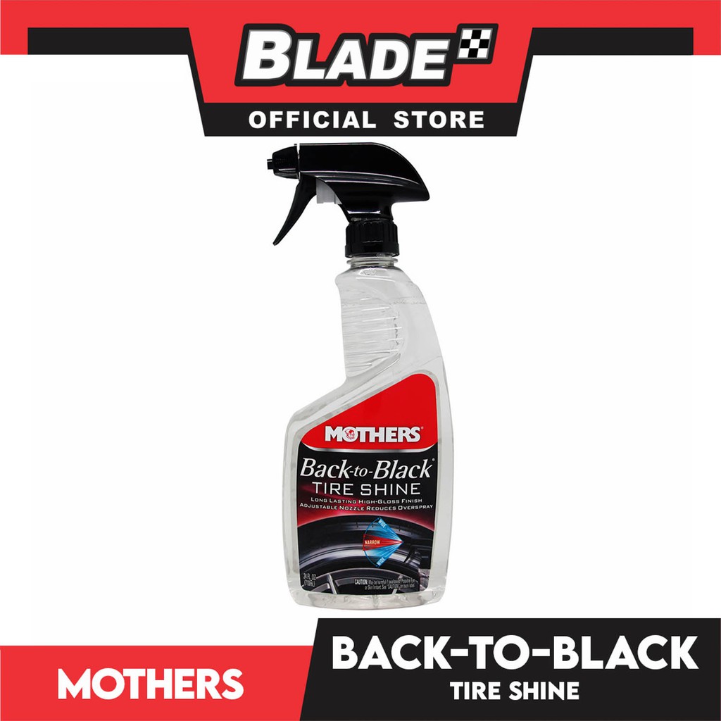 Mothers Back-to-Black 06924 Tire Shine 710mL | Shopee Philippines