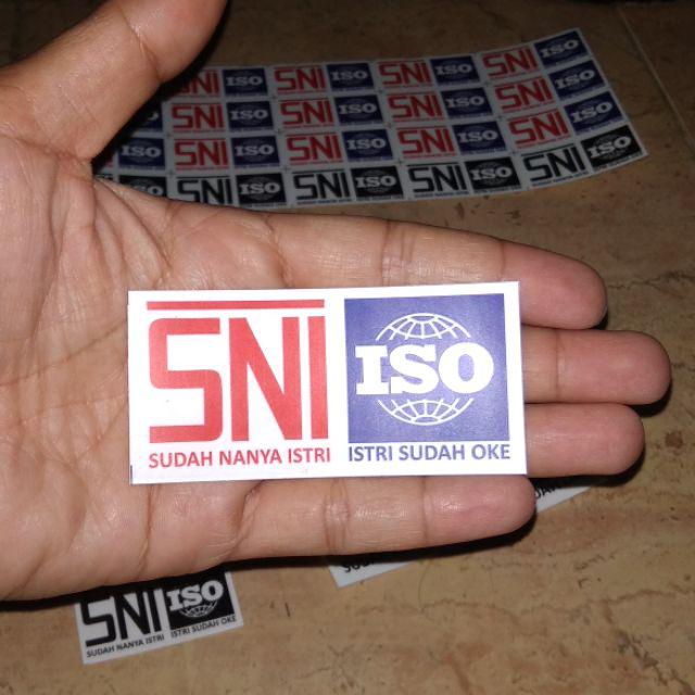 Sni Transparent Sticker Iso Questions And Iso | Shopee Philippines