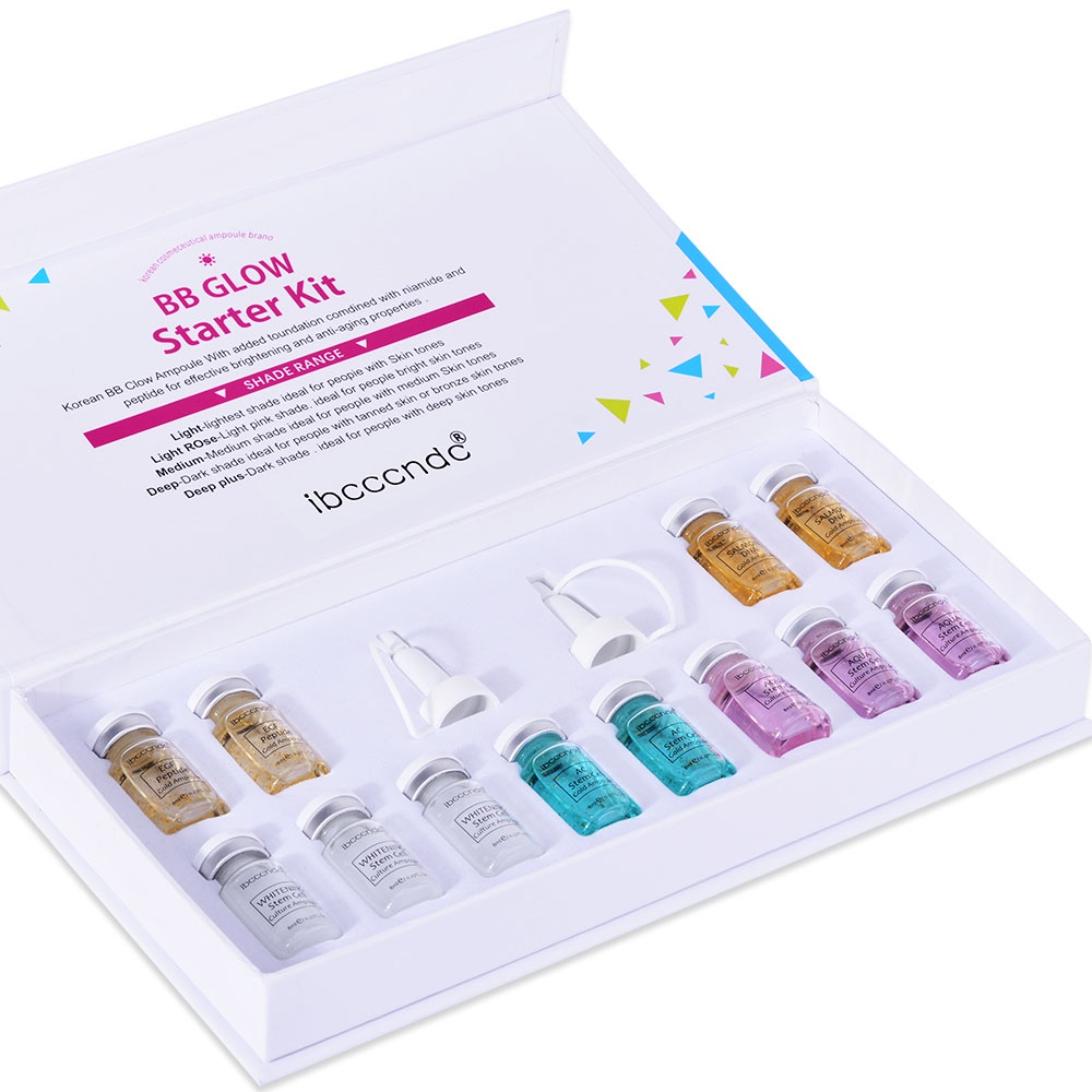 Ibcccndc BB Glow Skin Cream Meso Brightening Serum Anti Aging Kit 12 ...