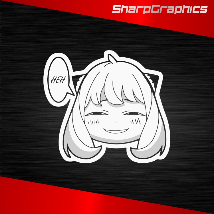 Anya Meme Spy X Family Sticker Decals | Shopee Philippines