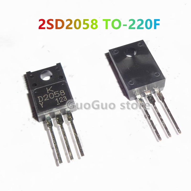 10pcs D2058 TO-220F 2SD2058 D2058-Y TO220F Darlington Transistor ...