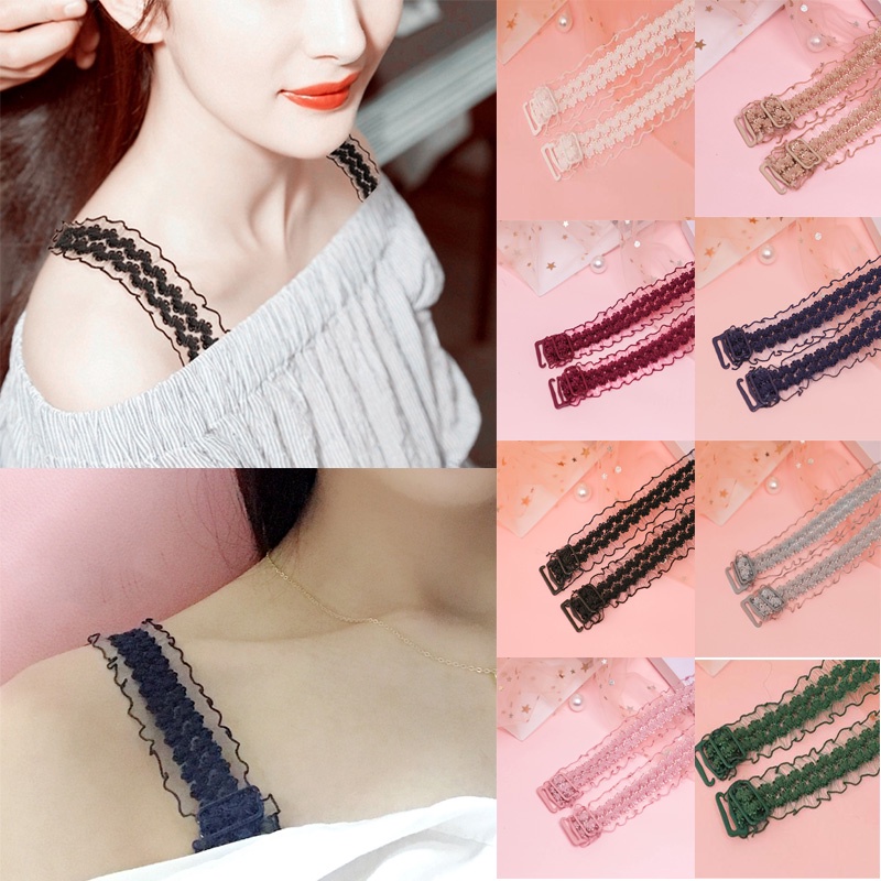 Ailigap Lace Off Shoulder Wide Bra Strap Shopee Philippines