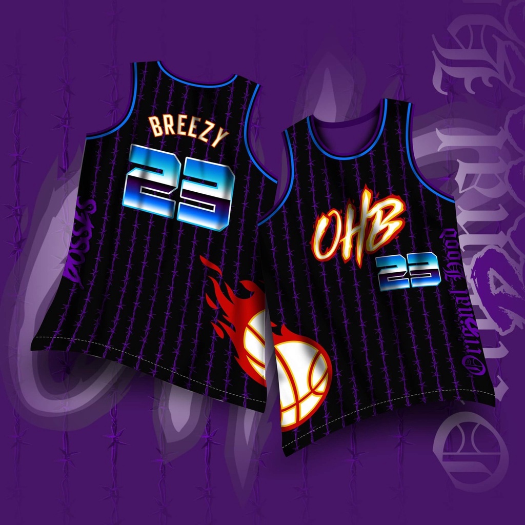 2022! OHB BREEZY #23 | TEAM OHB | CHRIS BROWN | Full Sublimation Jersey ...