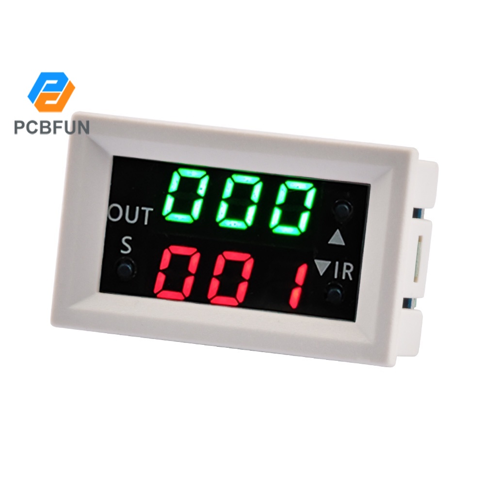 Pcbfun Dc 12V Delay Dual Display Digital Time Relay Module Cycle Timer Control T2401-N | Shopee ...