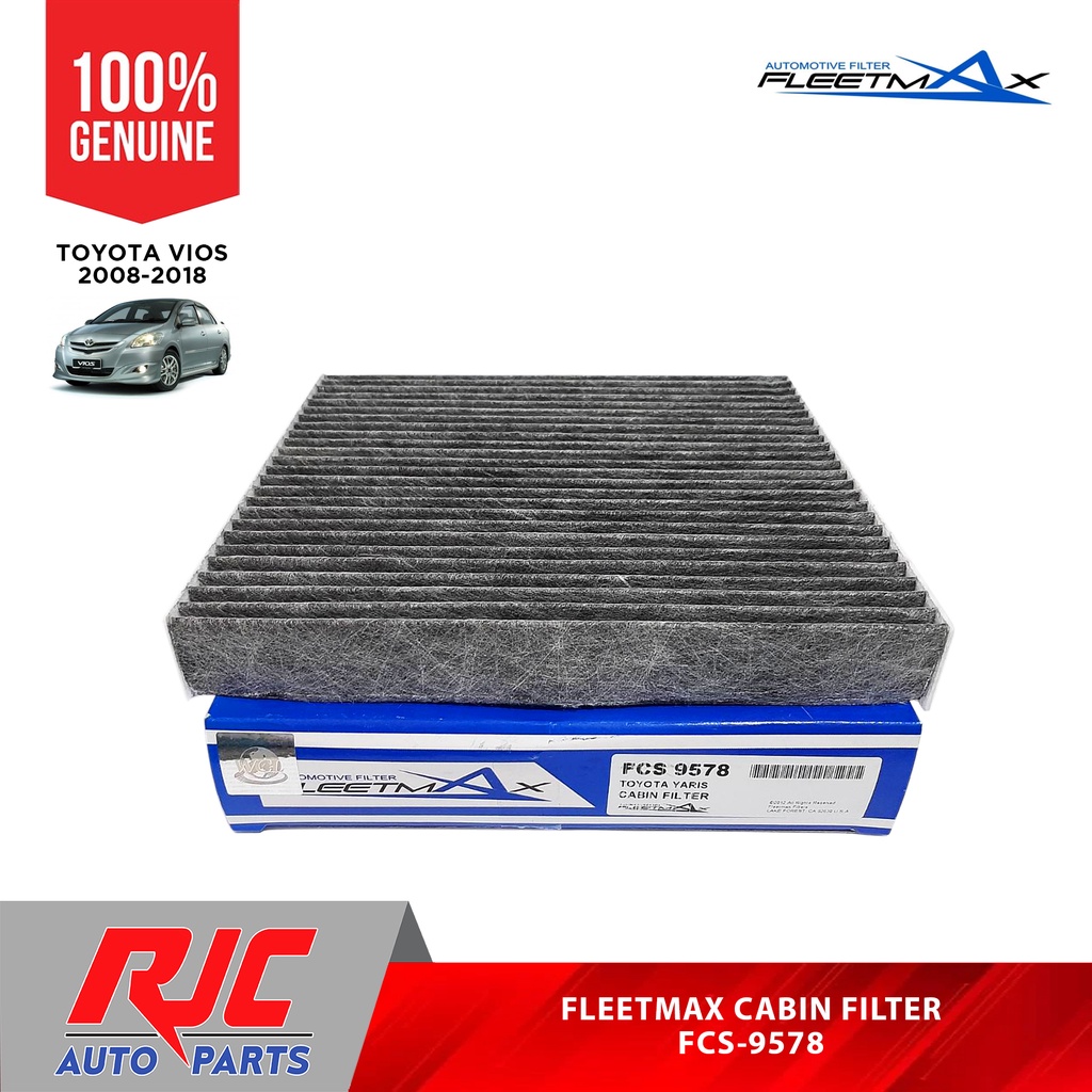 Fleetmax FCS-9578 Cabin Filter For Toyota Vios Yaris , Vios , Altis ...