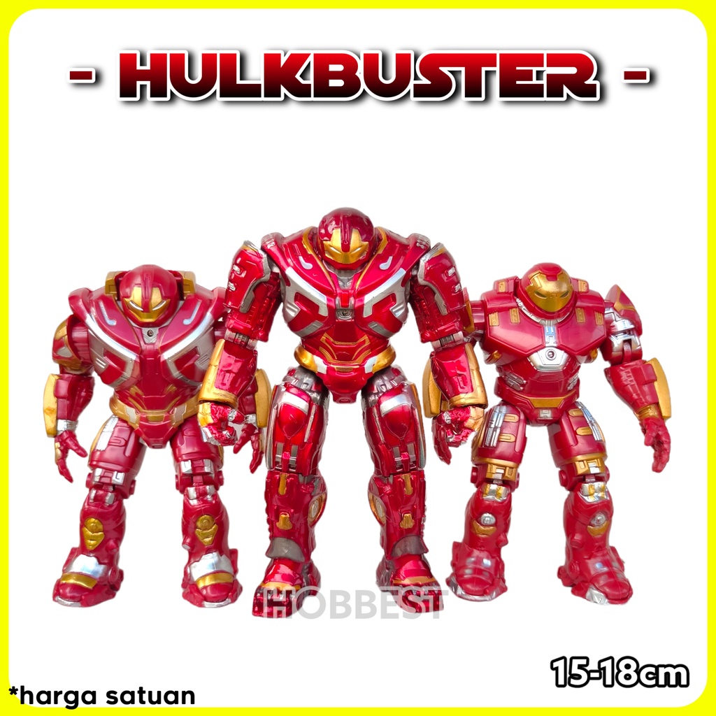 Avengers Action Figure: HULKBUSTER - Miniature Display Toy Superheroes ...