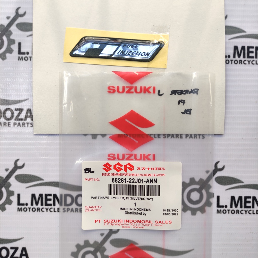 Suzuki Raider J Fi SGP Emblem Fi Genuine 68281-22J01-ANN | Shopee Philippines