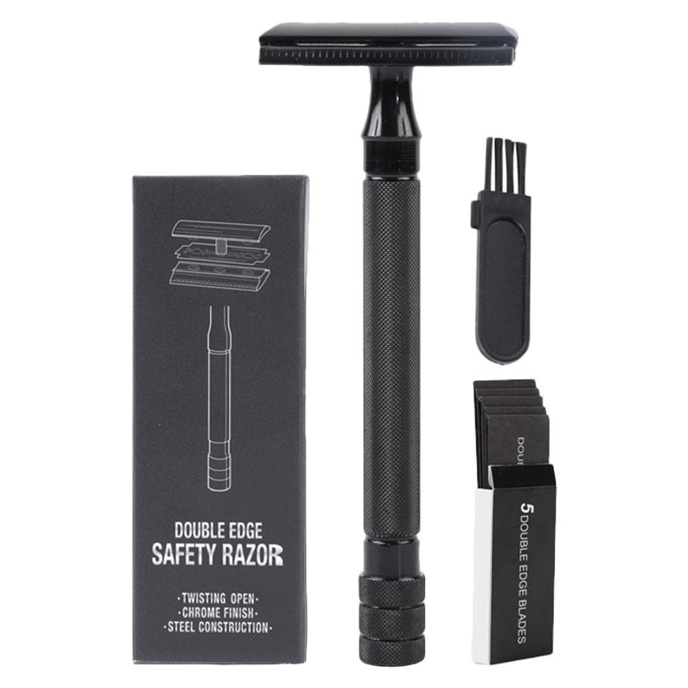 85Zhe 1 Set Beard Razor Double-edged Shaver Mustache Bear Shaving Tool ...