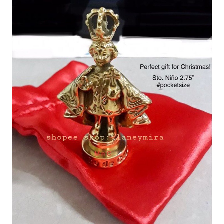 Sto. Niño de Cebu Religious Brass Figure (2.75 inch) | Shopee Philippines