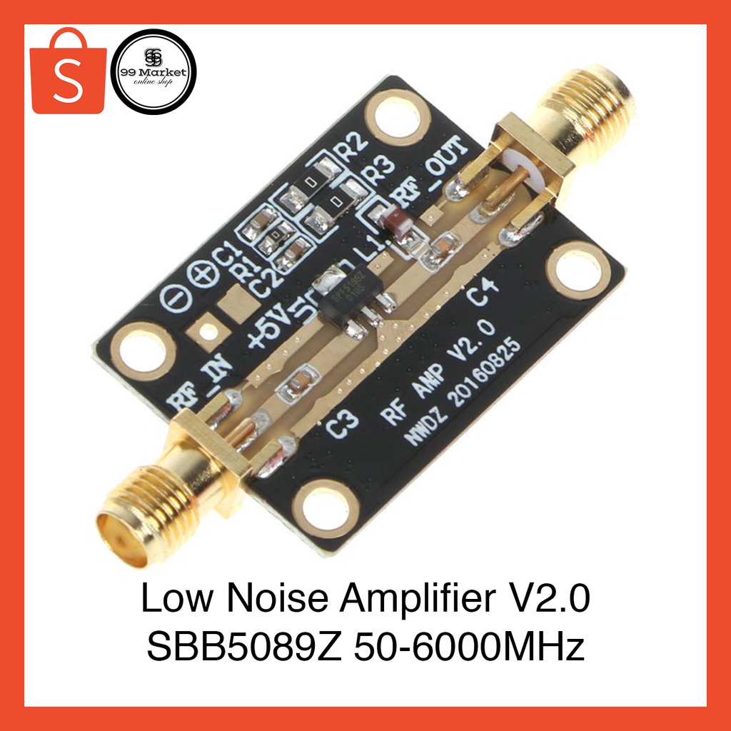 Sbb5089z LNA 50-6000MHz V2.0 RF Low Noise Amplifier 0.05-6GHz Radio RTL ...