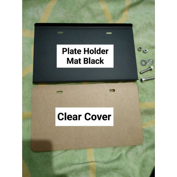 Motorcycle Plate Holder and Plate Cover | Shopee Philippines