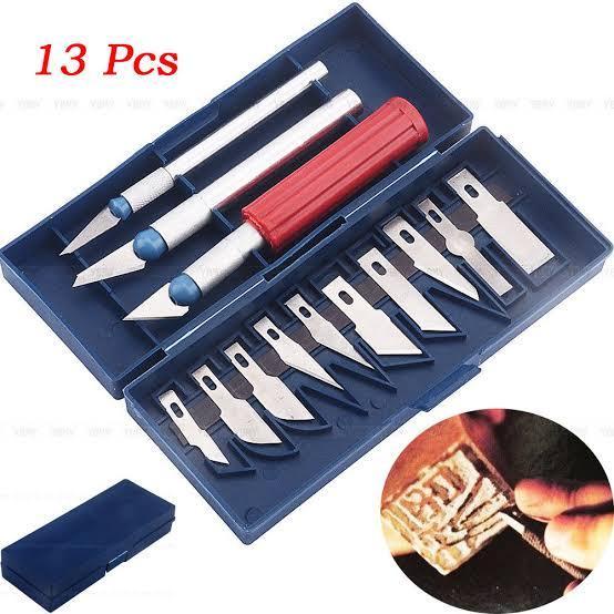 Metal Carving Knife Hand-made Rubber Stamp Film Cutter Carve Chisel ...