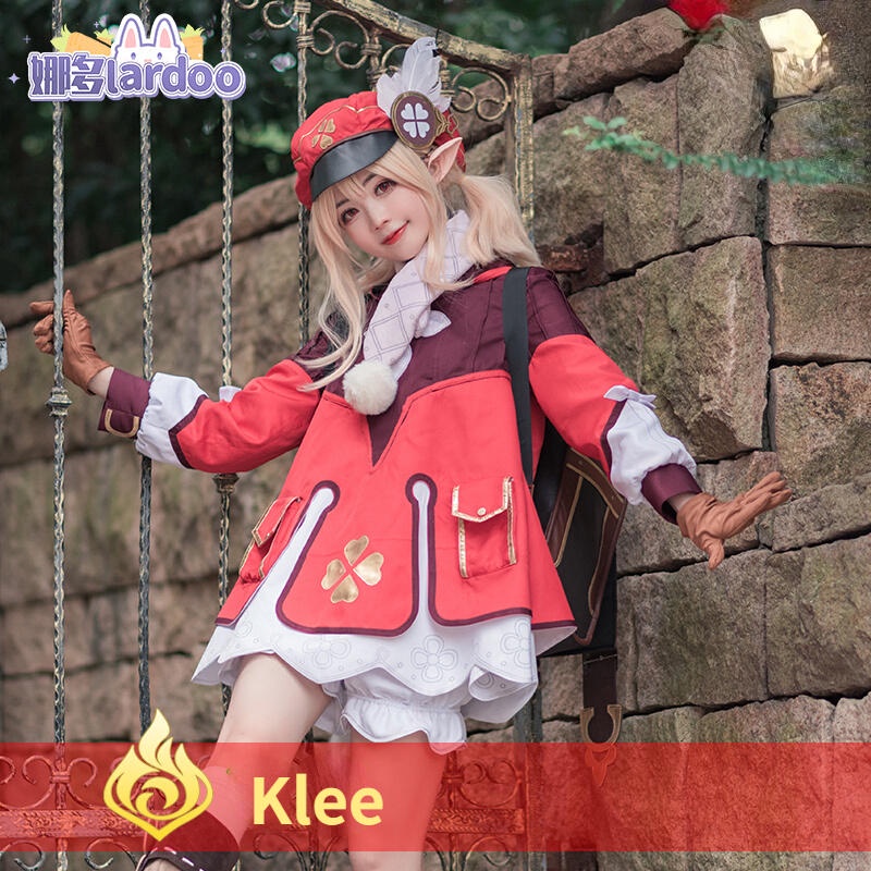 Lardoo Genshin Impact cos klee spark knight cosplay loli cute anime ...