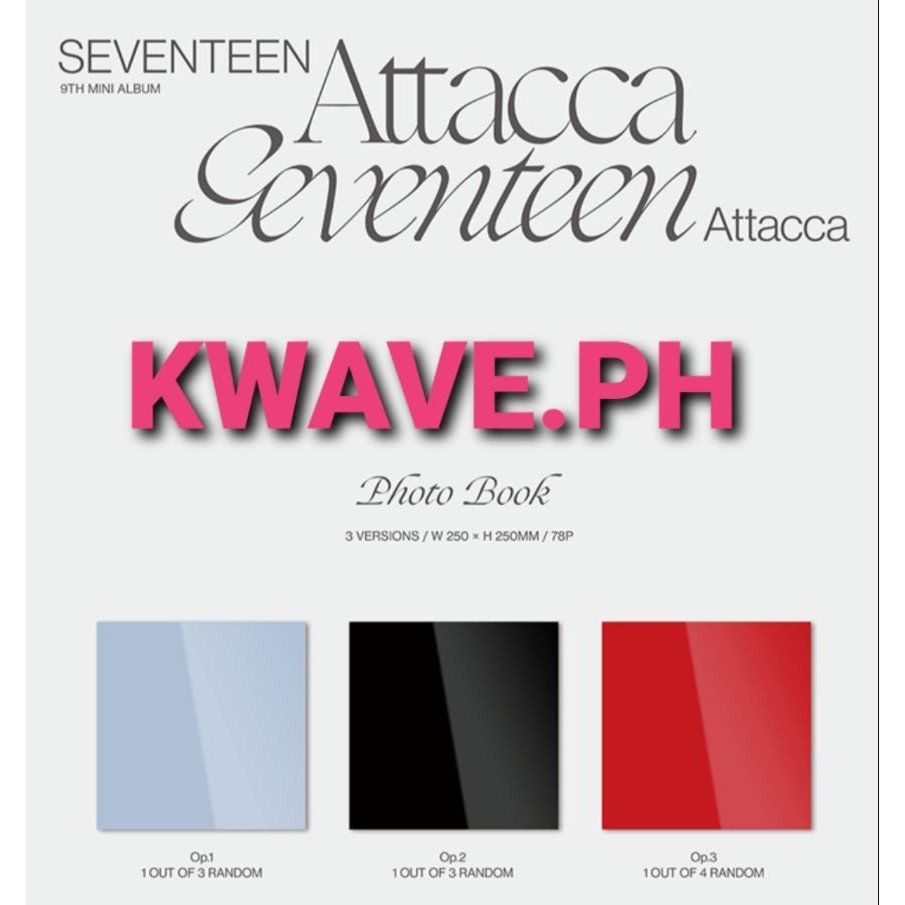 Seventeen Attacca 9th Mini Album Shopee Philippines