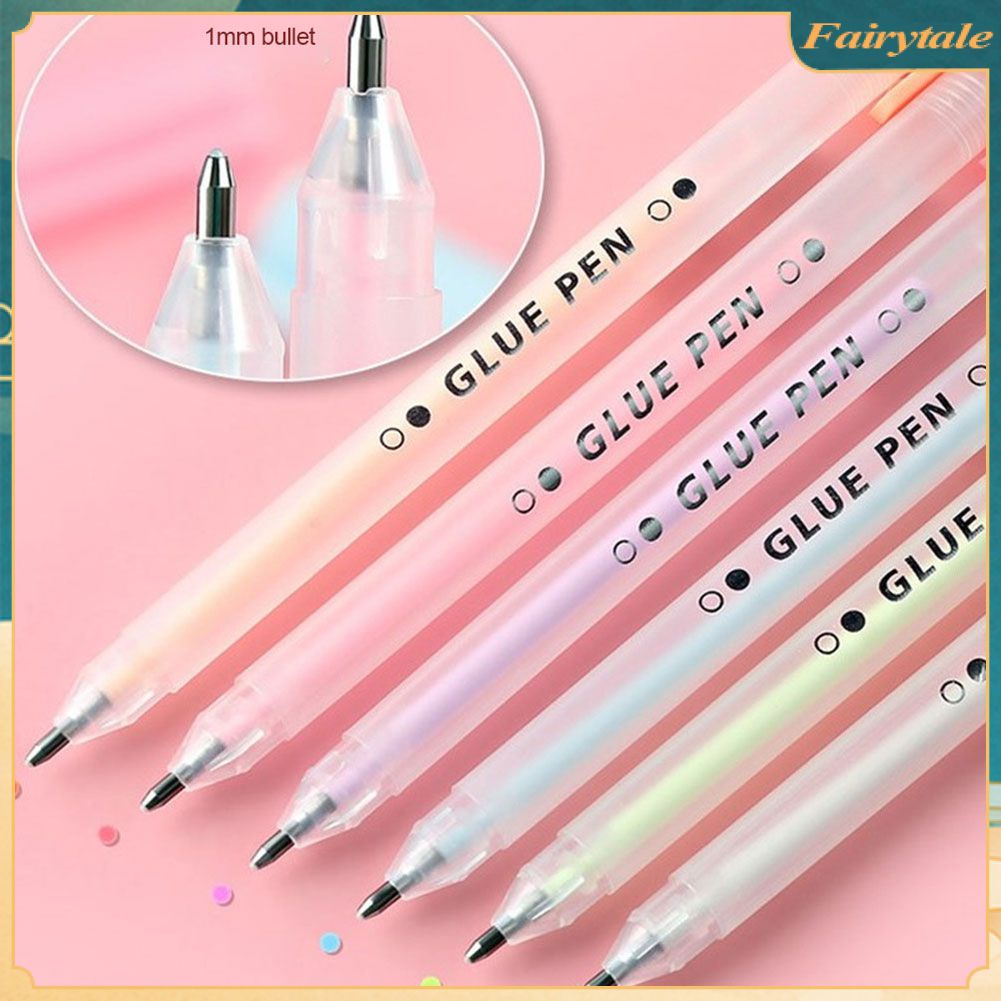 Candy Color Glue Pen Refill Dot Liner Contact Adhesive Pastel ...
