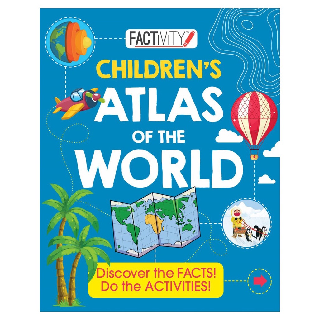 Factivity Children Atlas of the World Educational Book | Shopee Philippines