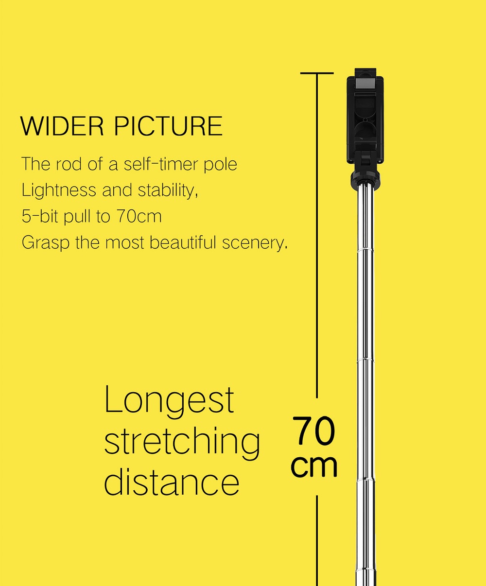 Popcorn 3 in 1 Wireless Bluetooth Foldable Handheld with Shutter Remote ...
