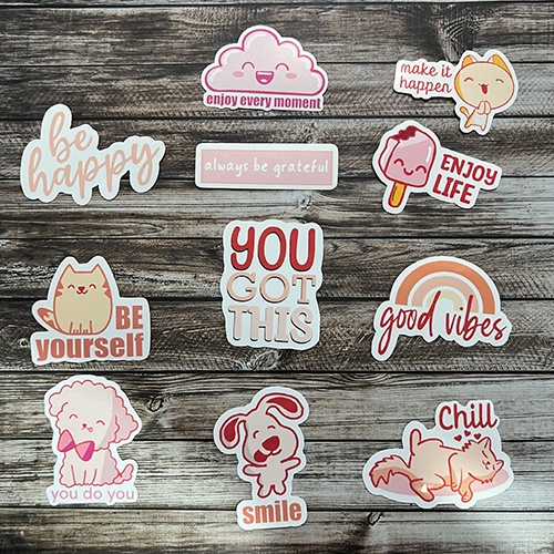 Feel Good Tumbler Stickers, Vinyl, waterproof, matte-laminated | Shopee ...