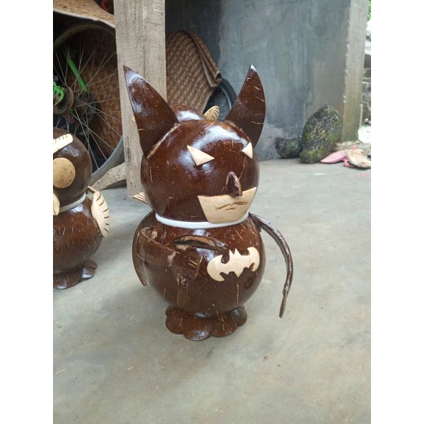 Batman Coconut Shell Piggy Bank/ BATMAN Sleeve | Shopee Philippines