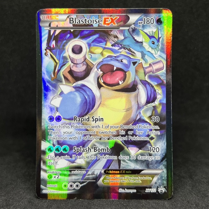 Pokemon TCG Blastoise EX Full Art Promo XY122 2016 XY Promos Trading Card Game Collectibles ...