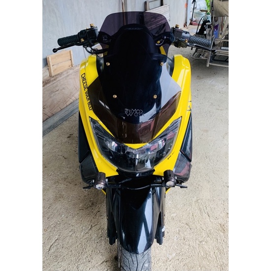 NMAX V1 WINDSHIELD Semi Long Visor smoke & clear | Shopee Philippines