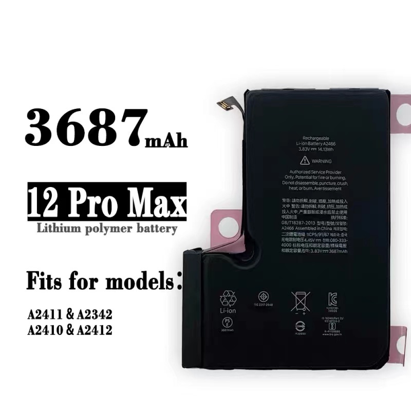 Kingstar Long lasting High Capacity Battery For IP 12 pro max | Shopee ...