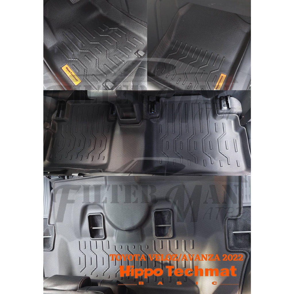 TOYOTA AVANZA 2022-2024 Hippo Techmat Basic Deep Dish Mats | Shopee ...