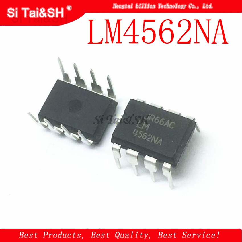 2pcs/lot LM4562NA LM4562 DIP-8 Dual High , High Fidelity Audio ...