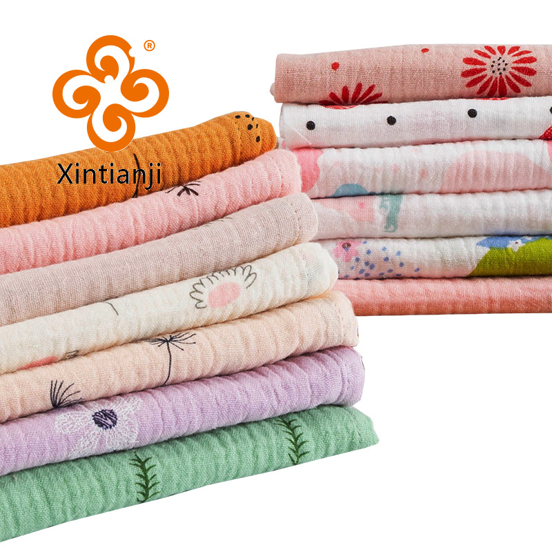 Eco-friendly Double-layer Cotton Gauze Face Mask Fabric Fabric Material ...