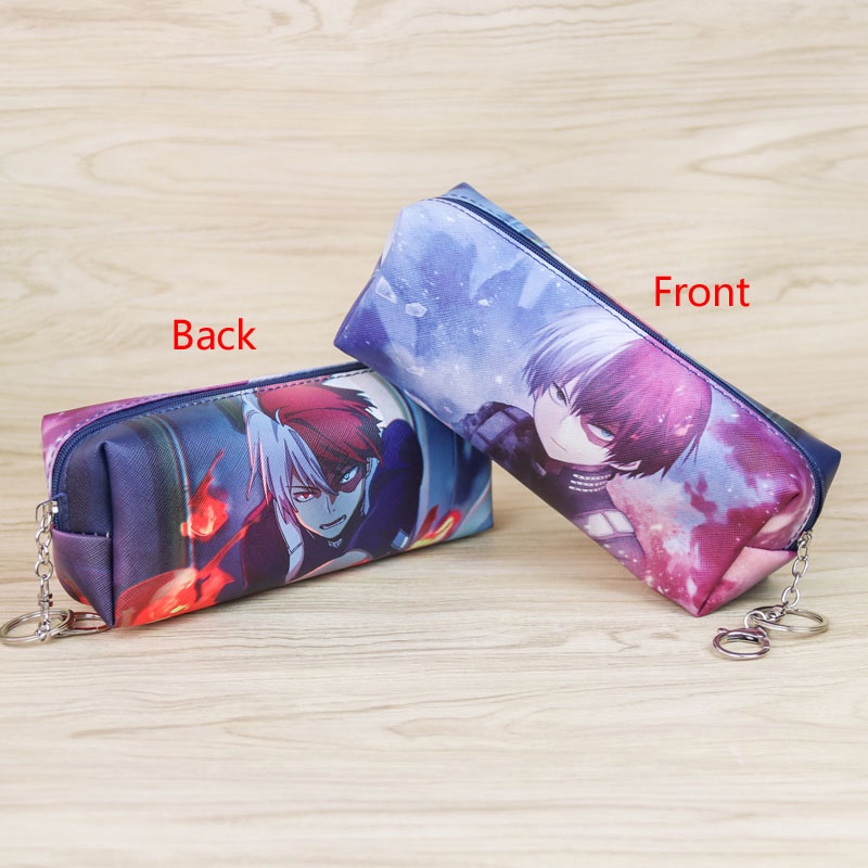 Anime My Hero Academia Pencil Cases Todoroki Shoto Student Stationery ...
