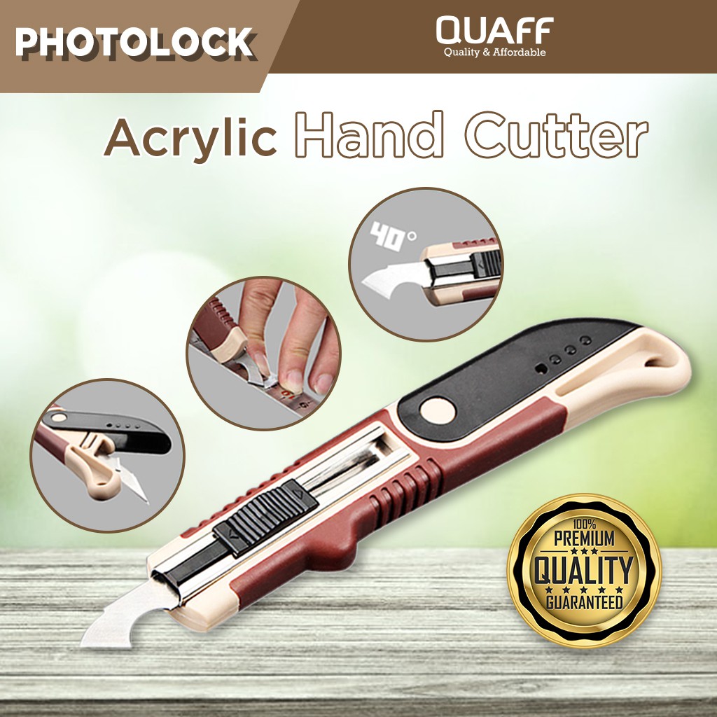 Acrylic Hand Cutter and Multi Purpose Retractable Cutter | Shopee ...
