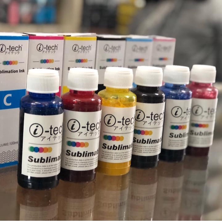 itech Sublimation Ink 100ML cmyk for inkjet printer printing sublimation paper | Shopee Philippines