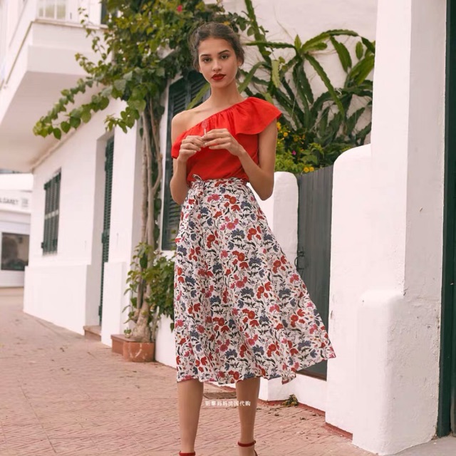 Floral Terno Skirt.. | Shopee Philippines