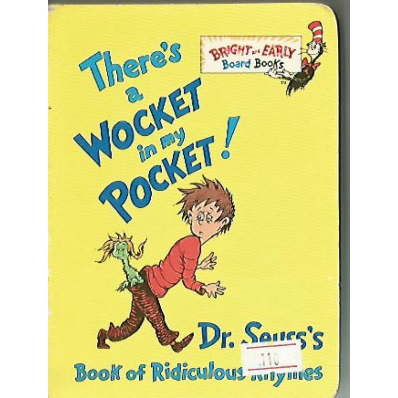 There's Wocket in my Pocket! ( Dr. Seuss, Board Book, Small ) | Shopee ...