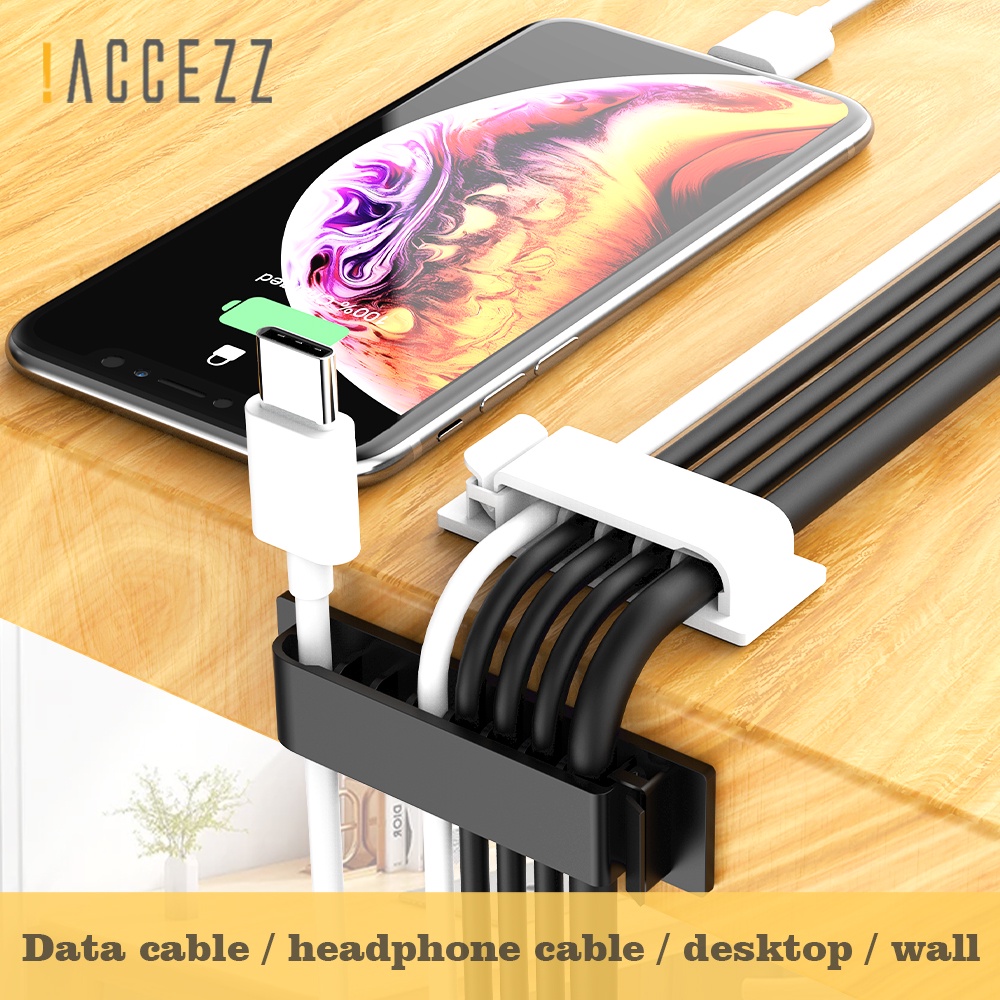 5/8 Holes Cable Clips Cord Organizer Charger Cable Management for ...