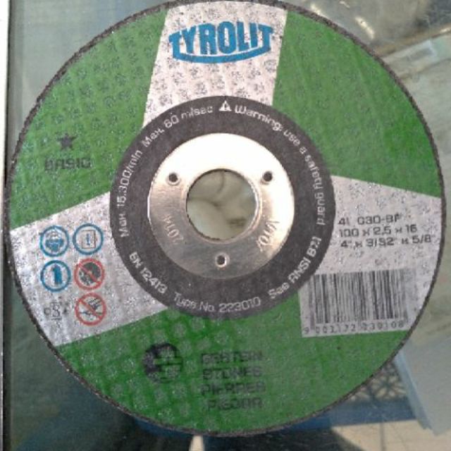 Tyrolit Stone & Cement Cutting Disc 4 Tyrolit Stone & Cement Cutting Disc 4