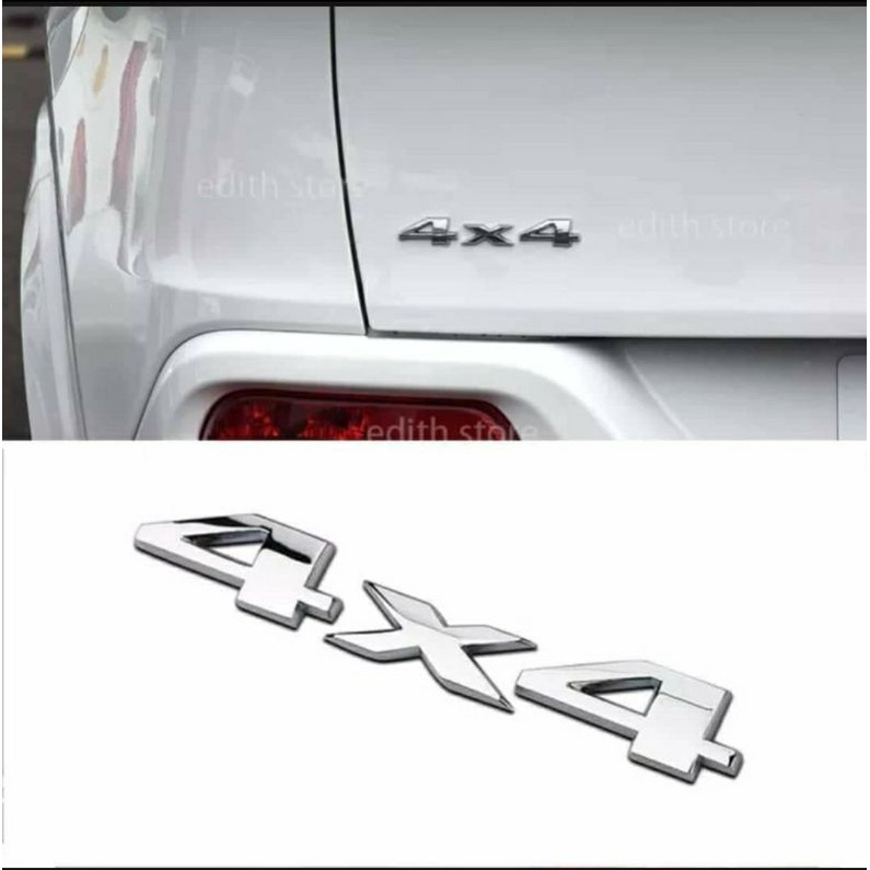 1PC 4X4 3D CAR EMBLEM METAL STICKER FOR ANY CAR BRAND | Shopee Philippines