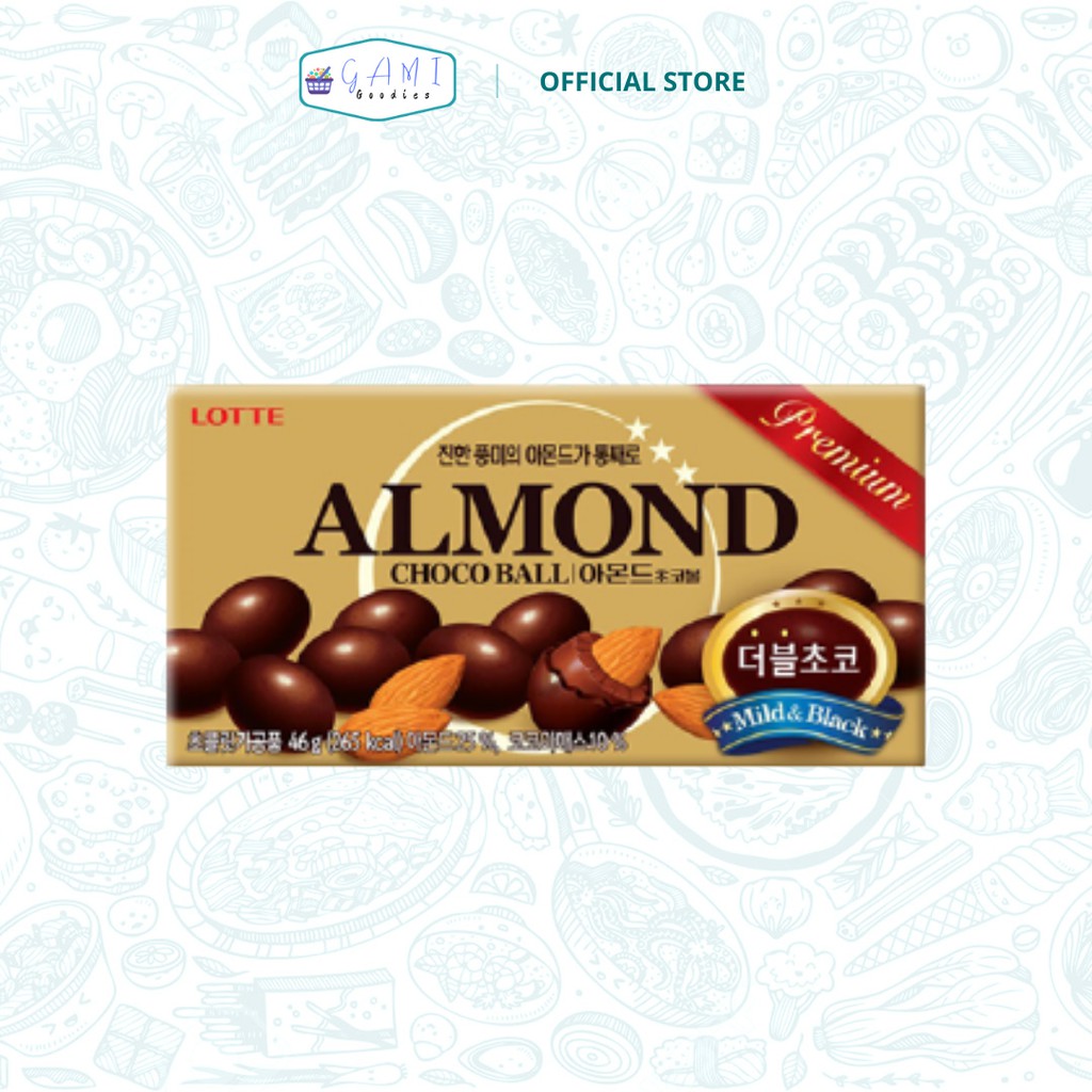 Korean Snack Lotte Almond Choco Ball - 46g | Shopee Philippines