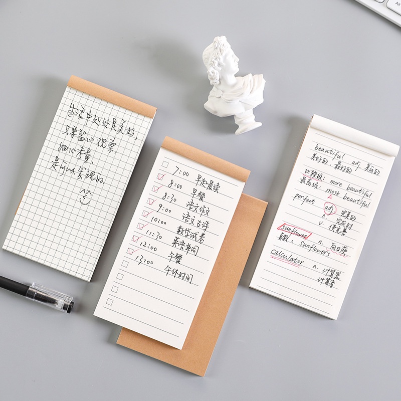 Notes Kraft Paper Small Notebook Portable Mini Notepad Schedule Planner ...